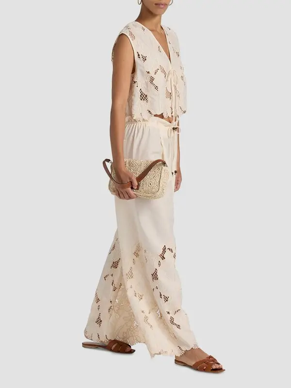 SABINA MUSAYEV Sorrento Guipure Lace Vest