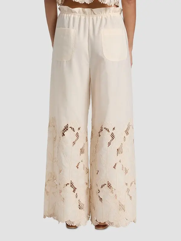 SABINA MUSAYEV Miguel Poplin Drawstring Pants