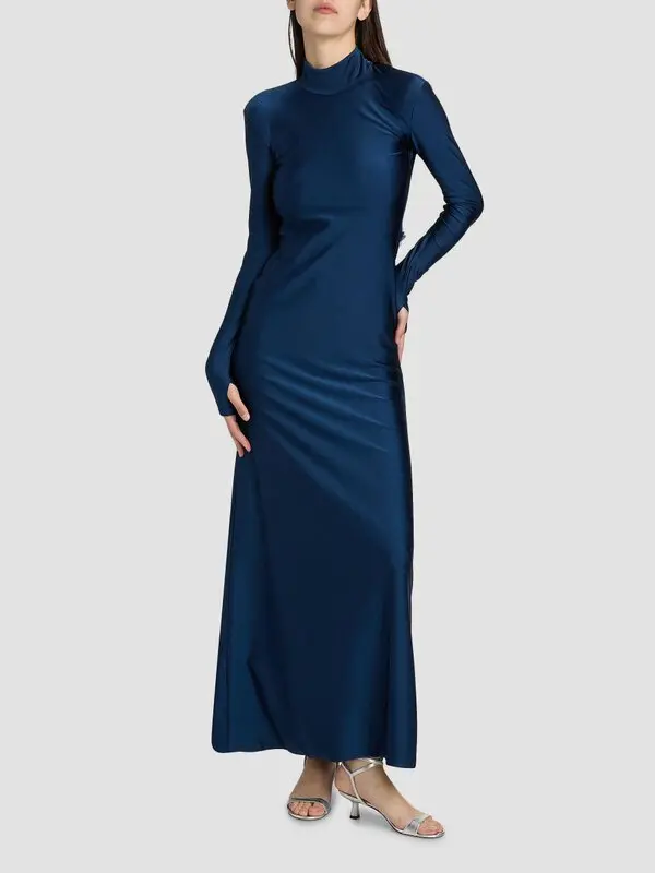 MARIANDREE GAITAN Identity Mariel Turtleneck Maxi Dress