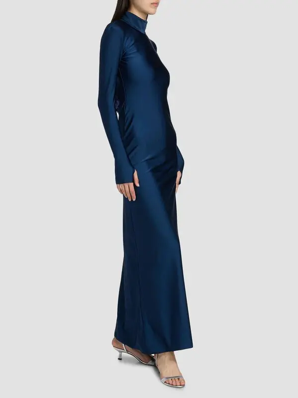 MARIANDREE GAITAN Identity Mariel Turtleneck Maxi Dress