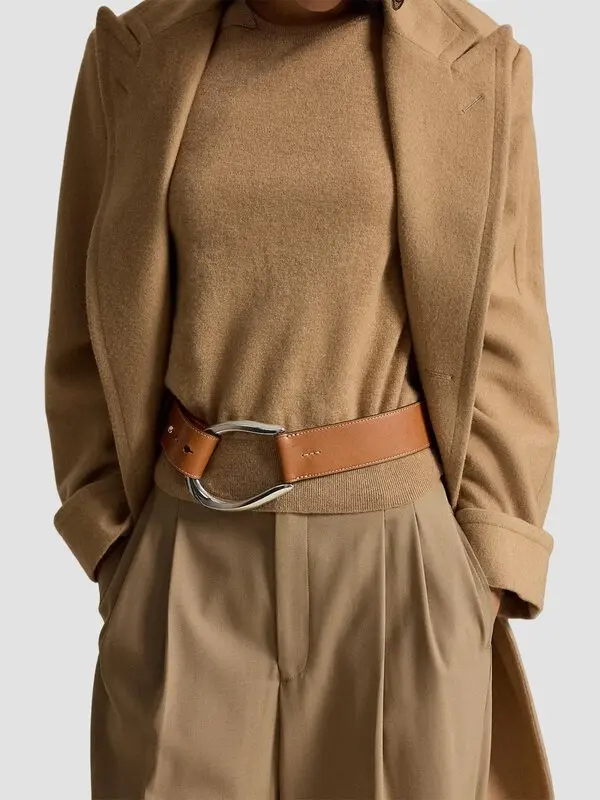 Polo Ralph Lauren Stirrup-buckle Leather Belt