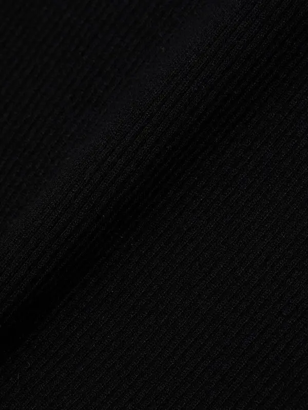 TOCCIN Avery Rib-knit Racer Tank - Jet