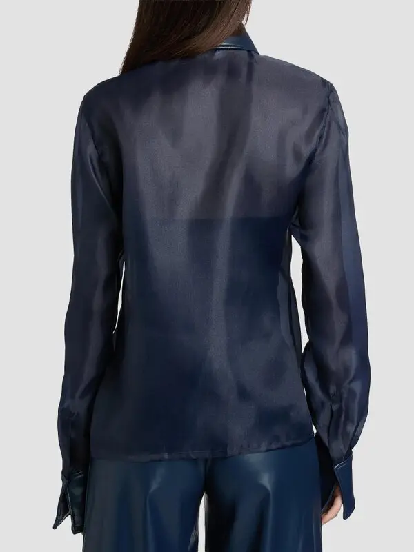 MARIANDREE GAITAN Athenea Sheer Blouse
