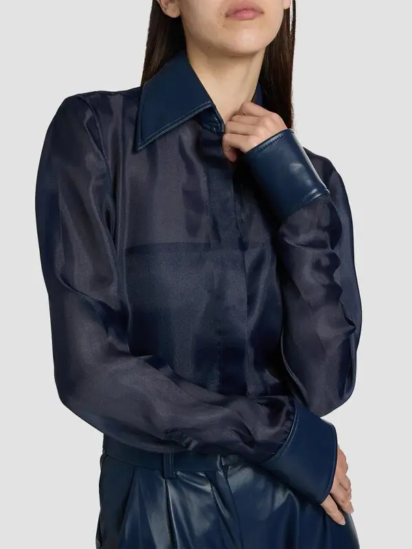 MARIANDREE GAITAN Athenea Sheer Blouse