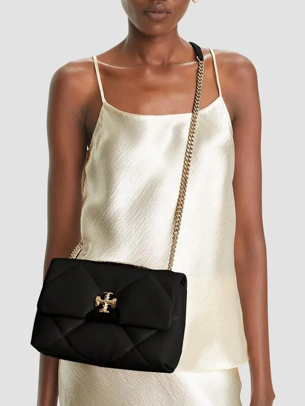 Tory Burch Small Kira Diamond Leather Shoulder Bag