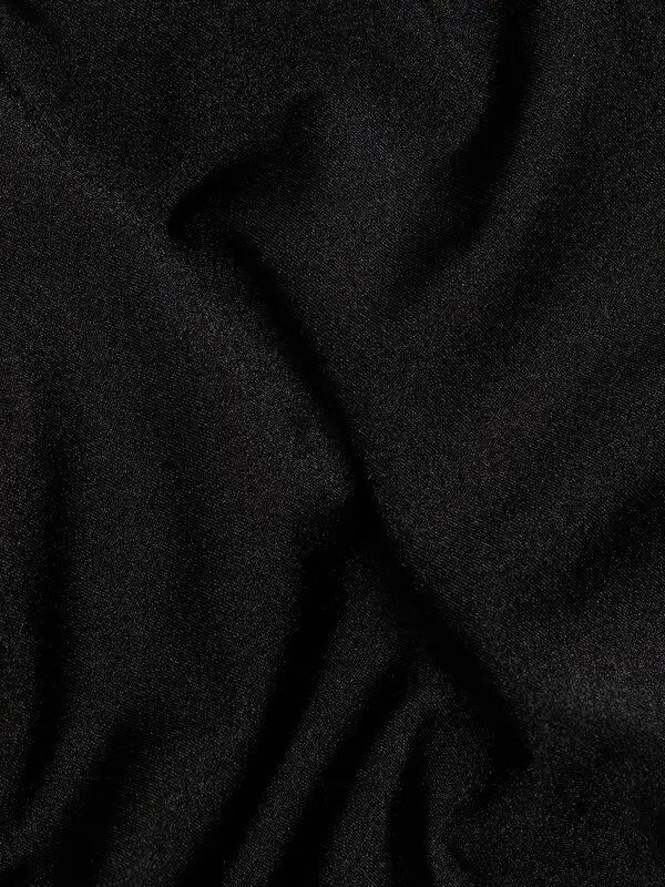 MARIANDREE GAITAN Naomi Draped Cowl-back Floor-length Gown