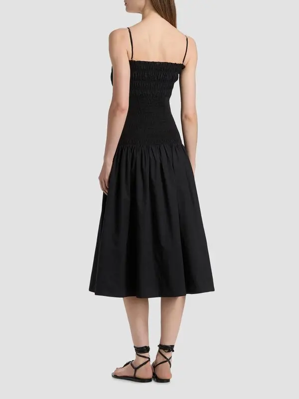 Veronica Beard Serenel Cotton Midi-dress