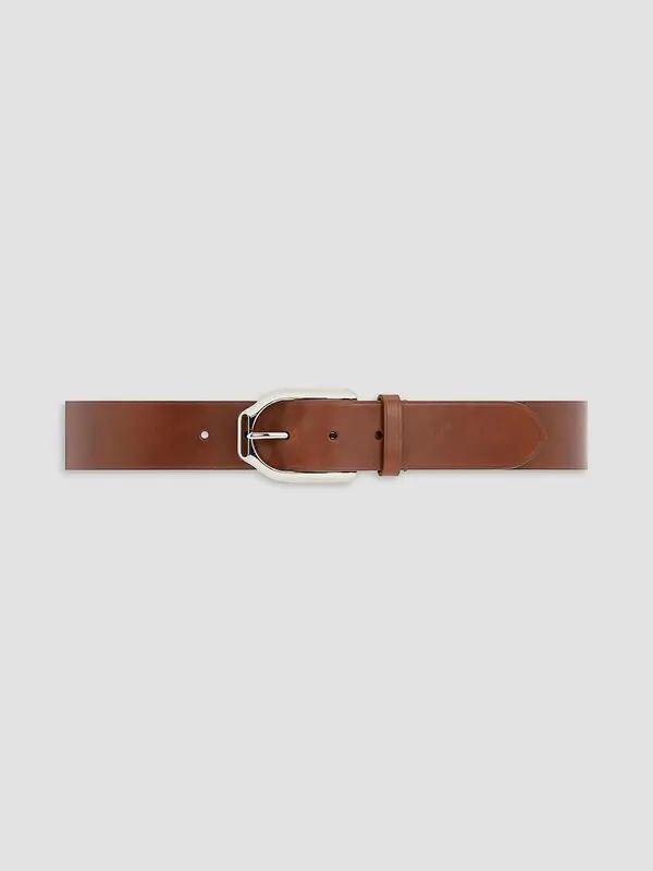 Ralph Lauren Purple Label Vachetta Leather Belt
