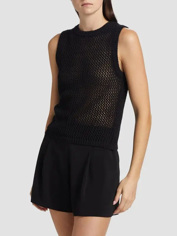 TOCCIN Estelle Crocheted Cotton Top