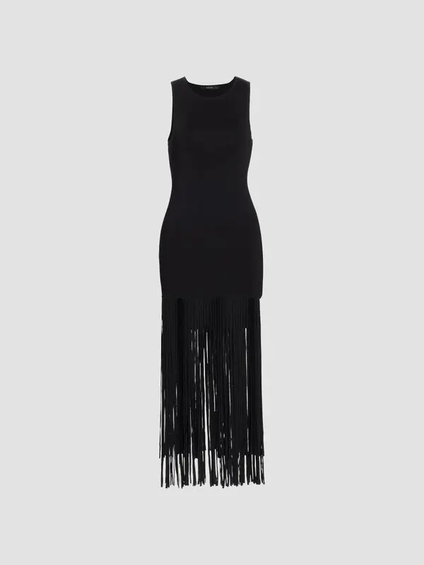 TOCCIN Margaux Fringe Midi-dress