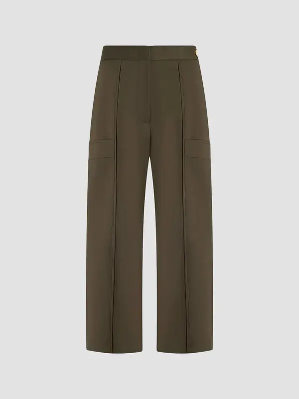 CALLAS MILANO Wyeth Cropped-leg Pants - Forest