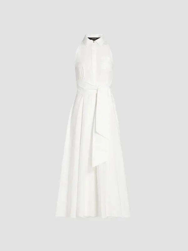 TOCCIN Chelsea Stretch-cotton Sleeveless Midi-shirtdress - Optic