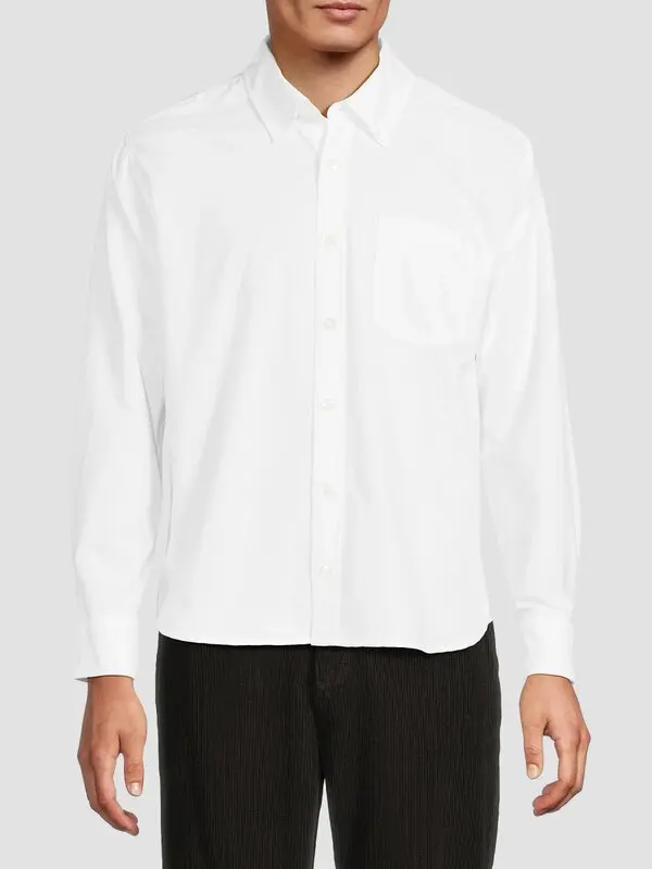 CORRIDOR Resonance Oxford Cotton Button-front Shirt