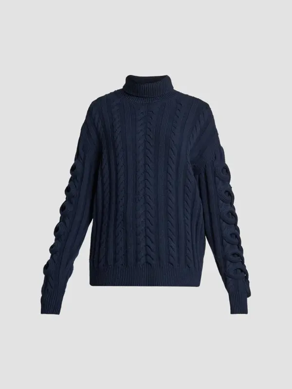 Etro Cable-knit Wool Sweater