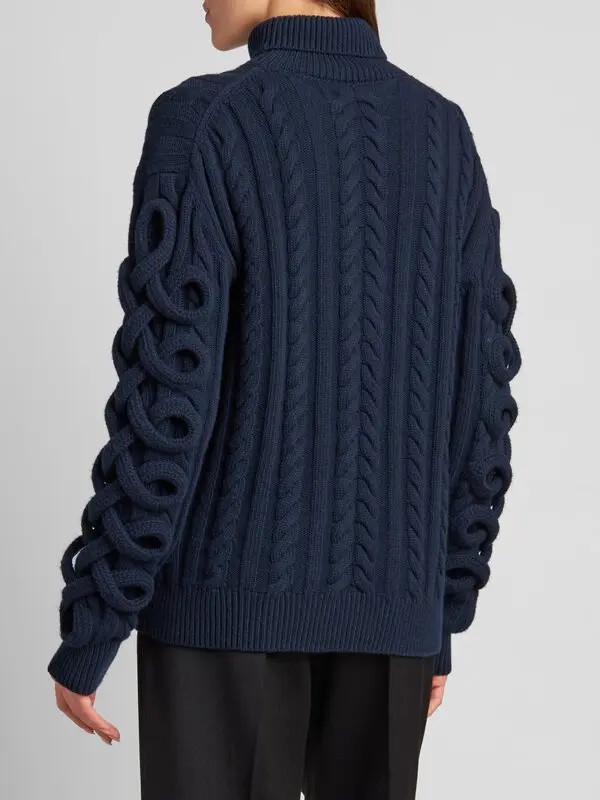 Etro Cable-knit Wool Sweater