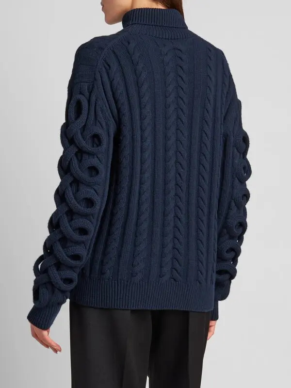Etro Cable-knit Wool Sweater