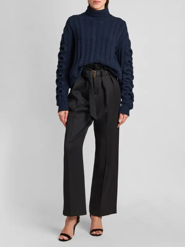 Etro Cable-knit Wool Sweater