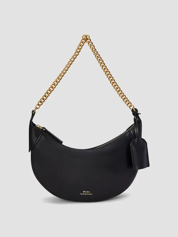 Polo Ralph Lauren Chain Mini Polo Id Bag - Black