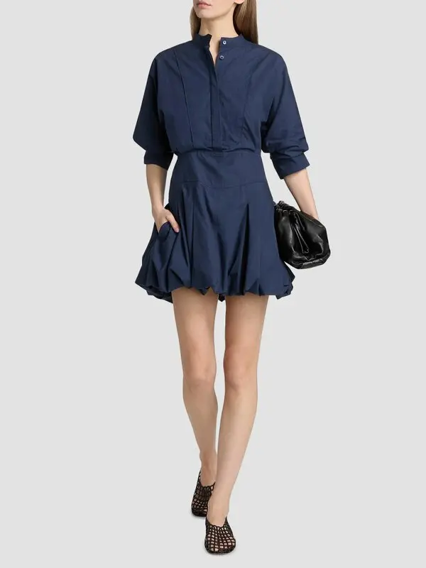 Simkhai Effie Bubble-hem Minidress