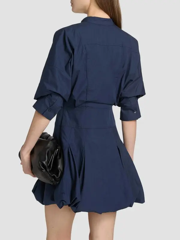 Simkhai Effie Bubble-hem Minidress
