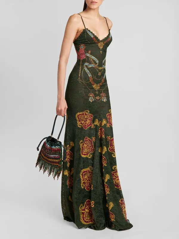 Etro Kalispera Small Sequin-embellished Shoulder Bag