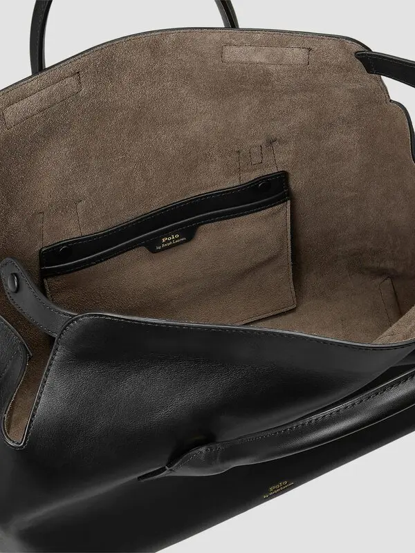 Polo Ralph Lauren Leather Satchel - Black