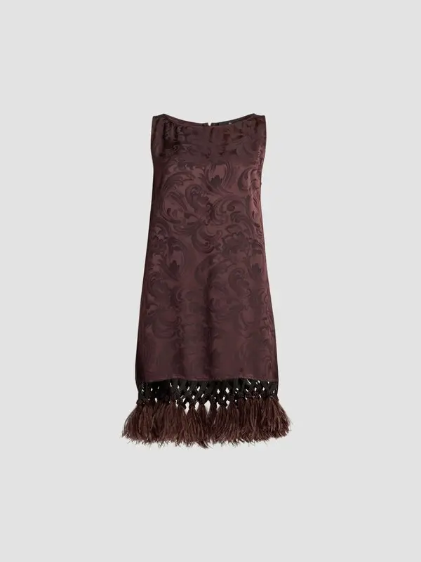 Etro Paisley Tassel Mini Dress - Multi