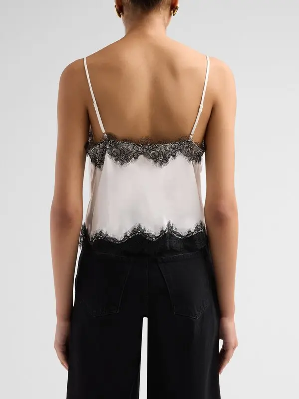 L'Agence Kimber Lace-detail Camisole