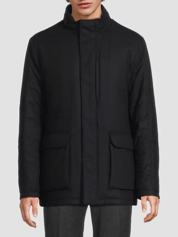 Corneliani Cashmere-nylon Car Coat