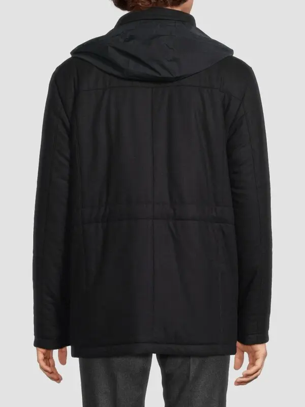 Corneliani Cashmere-nylon Car Coat
