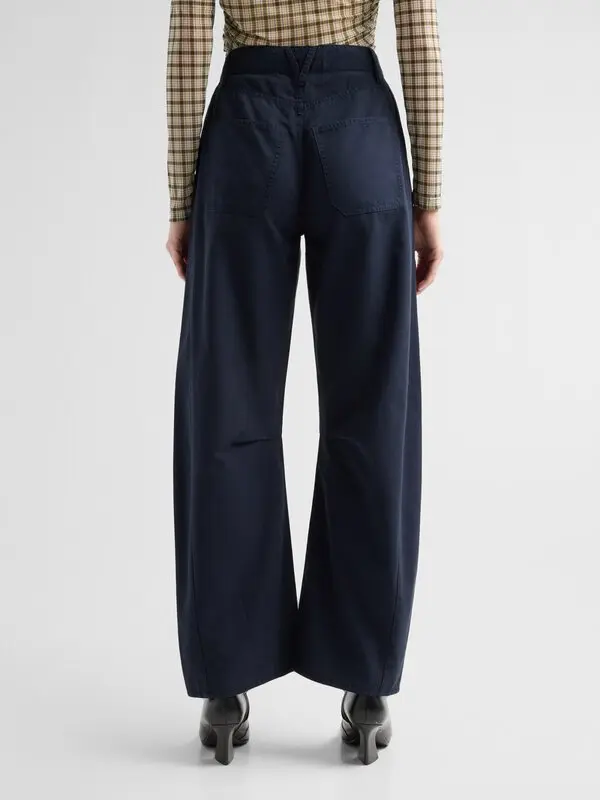 Veronica Beard Sloan High-rise Barrel-leg Pants