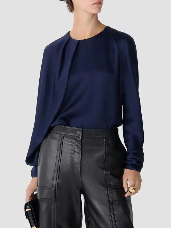 CALLAS MILANO Bliss Drape-sleeve Blouse