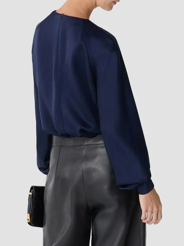 CALLAS MILANO Bliss Drape-sleeve Blouse