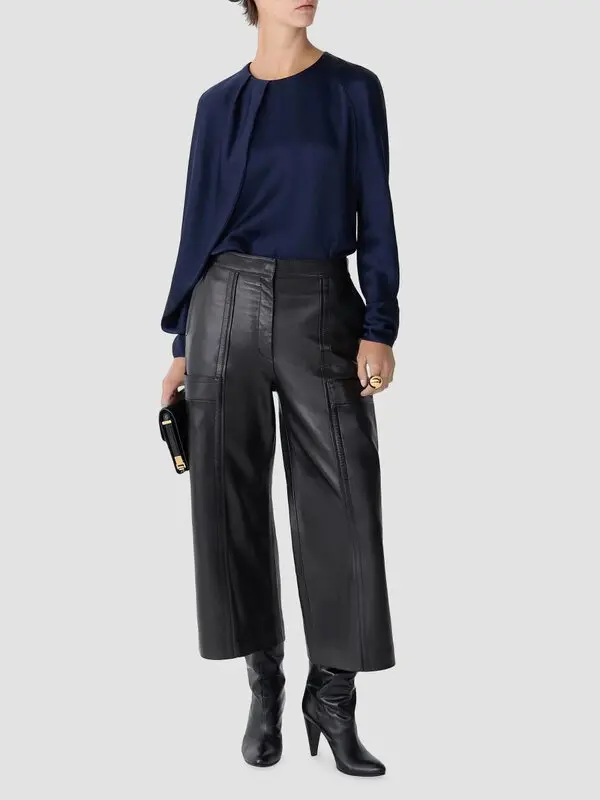 CALLAS MILANO Bliss Drape-sleeve Blouse