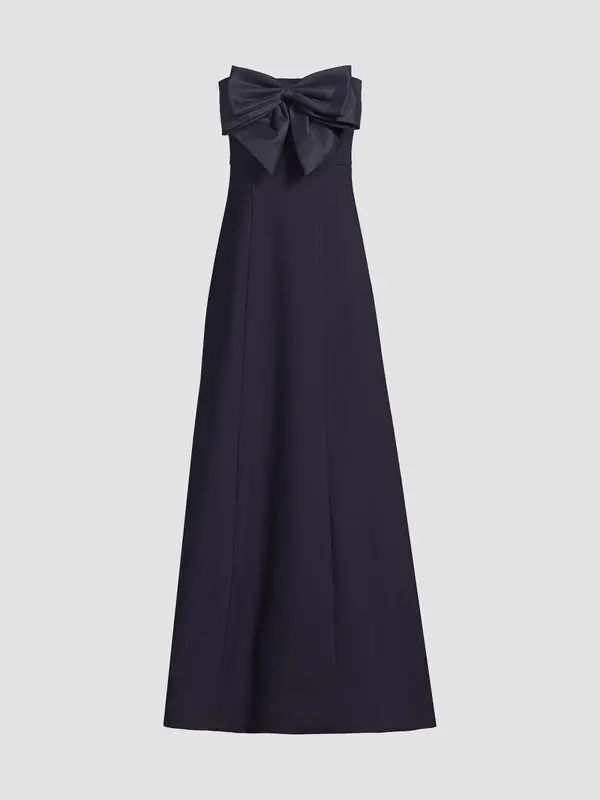 Likely Mayfair Bow-detail Strapless Gown