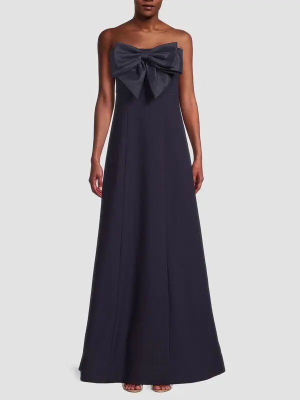 Likely Mayfair Bow-detail Strapless Gown