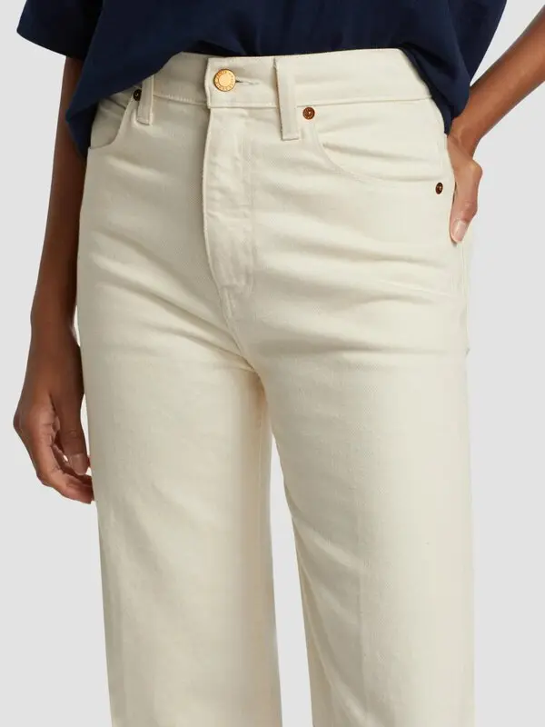 JAMIE HALLER Crease Bootcut High-rise Jeans