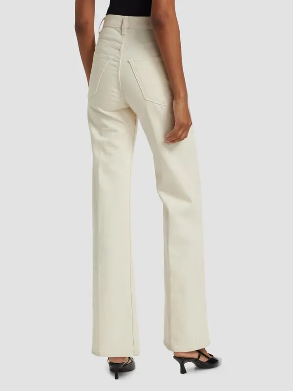 JAMIE HALLER Crease Bootcut High-rise Jeans