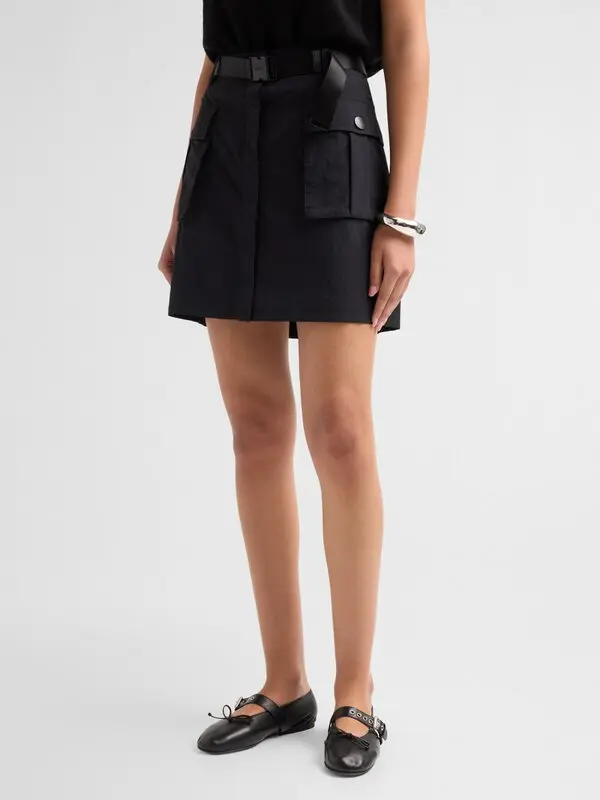L'Agence Norene Windbreaker Miniskirt