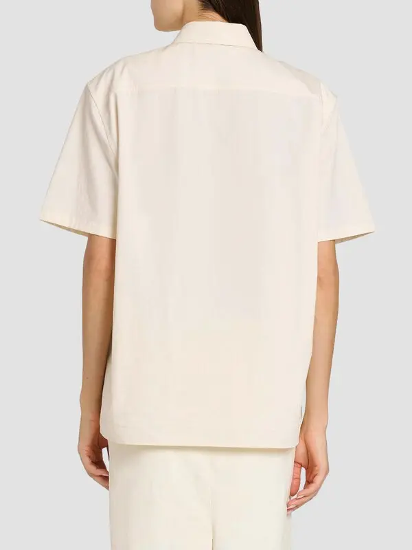 FERRAGAMO Cotton-silk Canvas Shirt