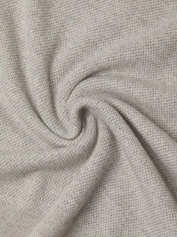 Corneliani Two-tone Wool-cashmere Sweater
