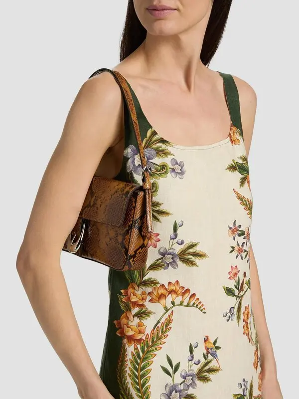 Farm Rio Nature Floral Linen Minidress