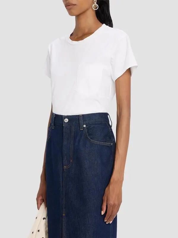 ARGENT Maybelle Crewneck Cotton T-shirt