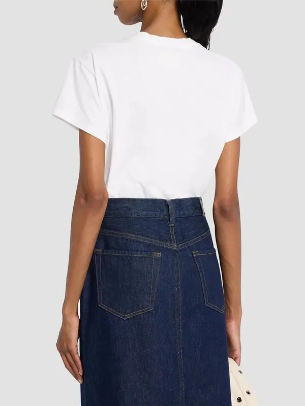 ARGENT Maybelle Crewneck Cotton T-shirt