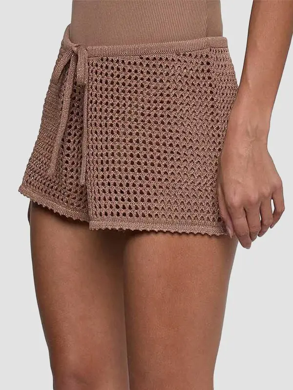 L'Agence Solan Pointelle Shorts