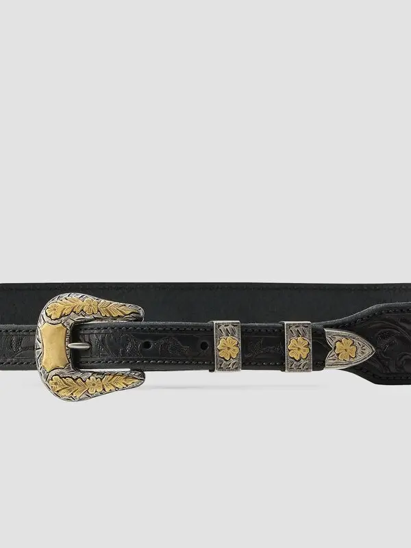 Ralph Lauren Tooled Leather Belt