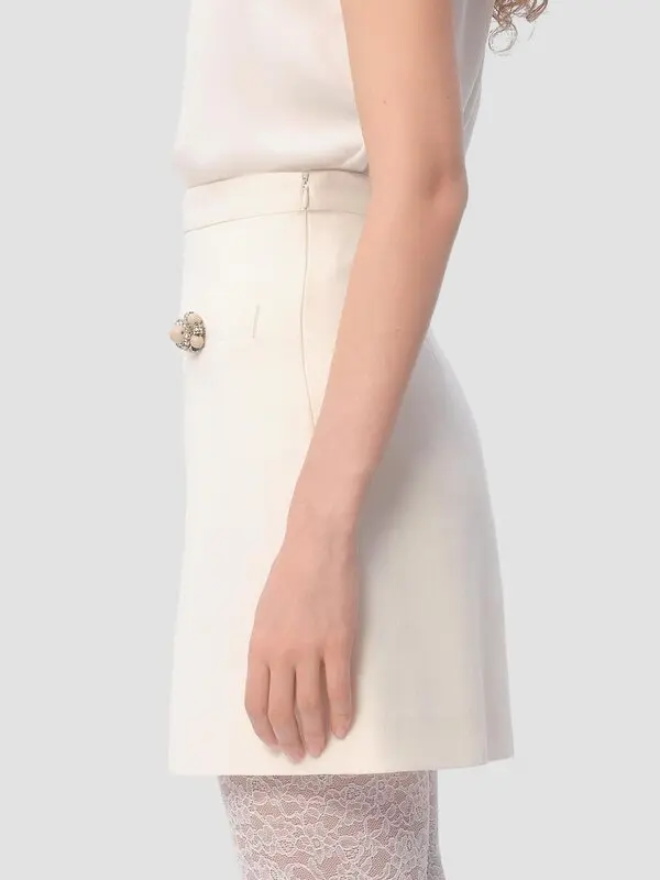 Valentino Garavani Crepe Couture Skirt - Ivory