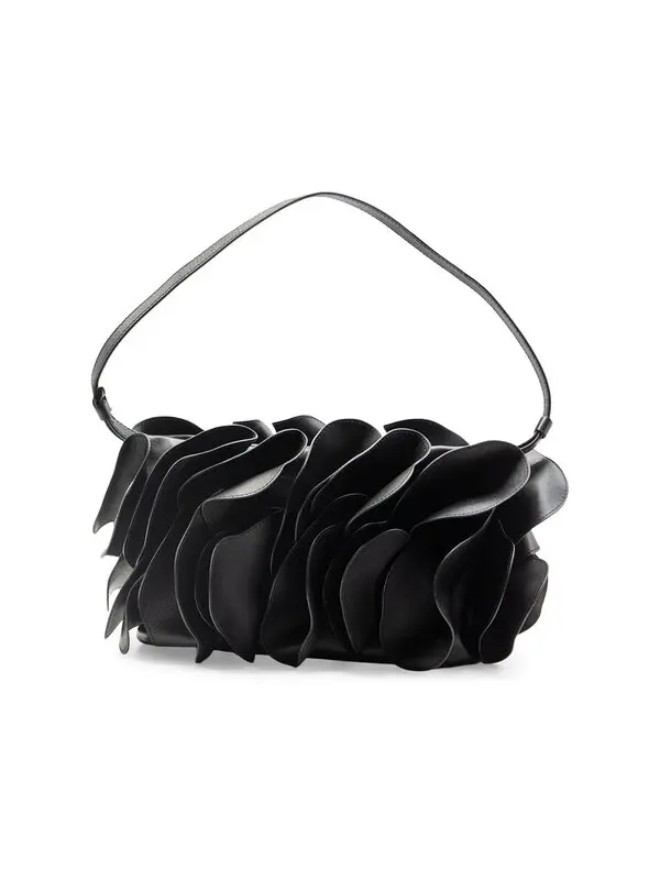 Farm Rio Flower Leather Shoulder Bag