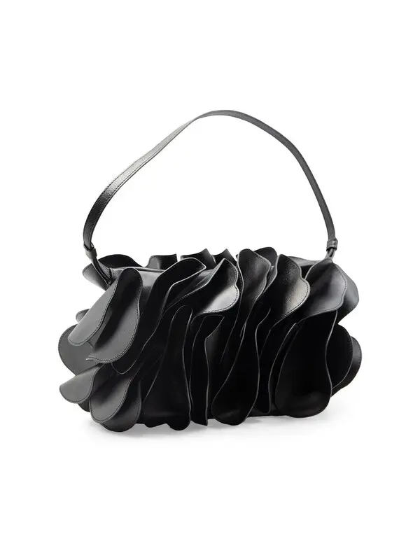 Farm Rio Flower Leather Shoulder Bag