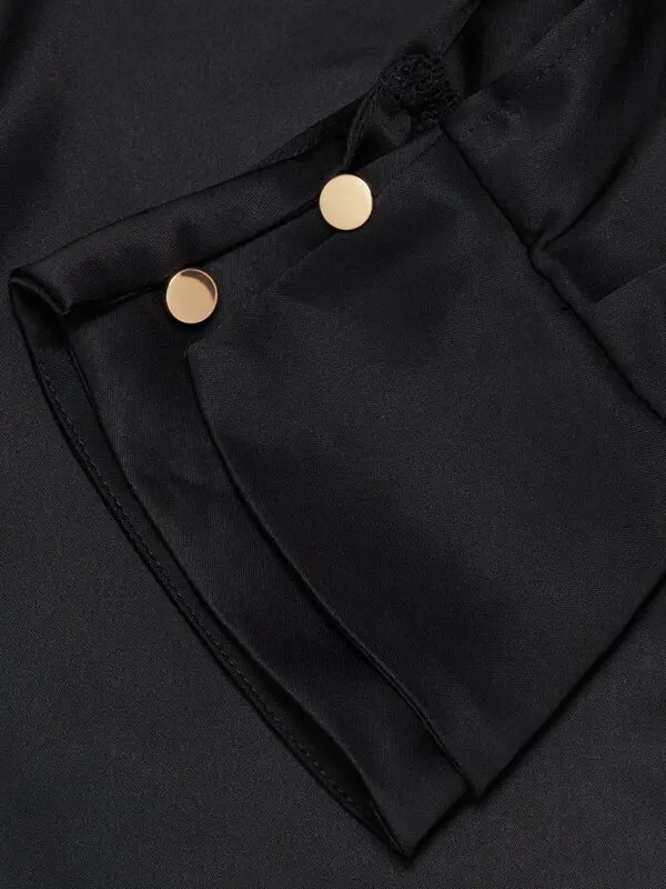 TOCCIN Lauren Twist V-neck Blouse